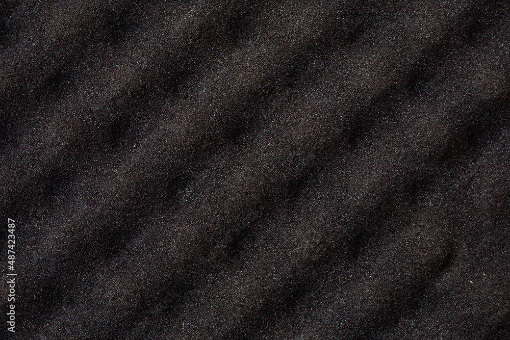 Black studio foam for acoustics. Background or backdrop for design ...