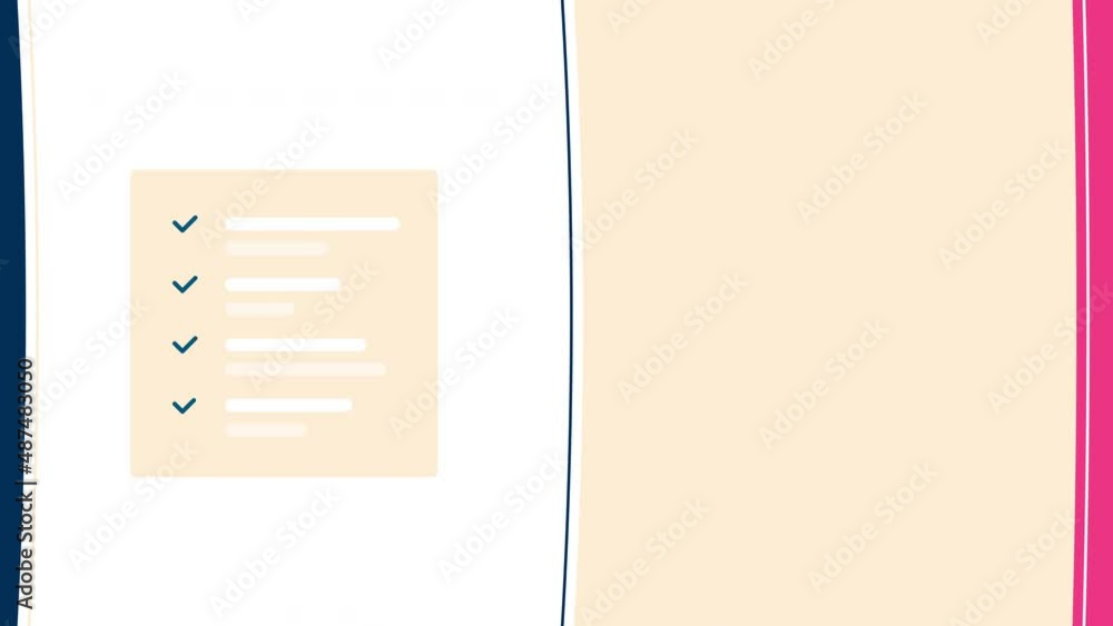To-do list, task list, time management. 4K animated presentation ...