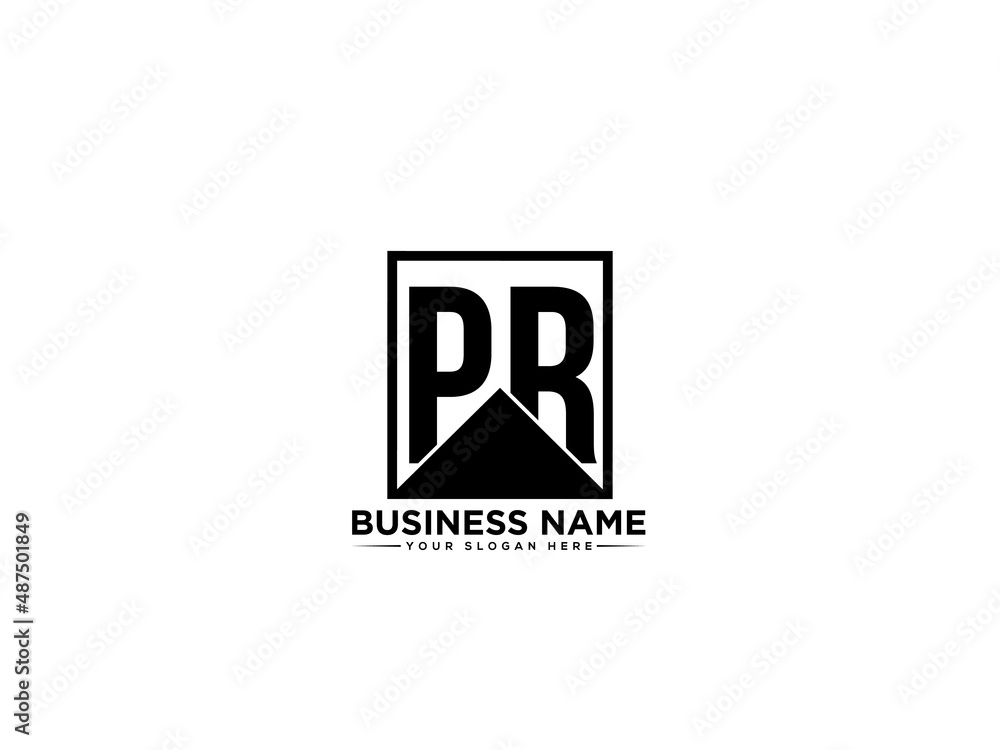 Monogram PR logo icon design, Creative Letter Pr Logo design Vector ...