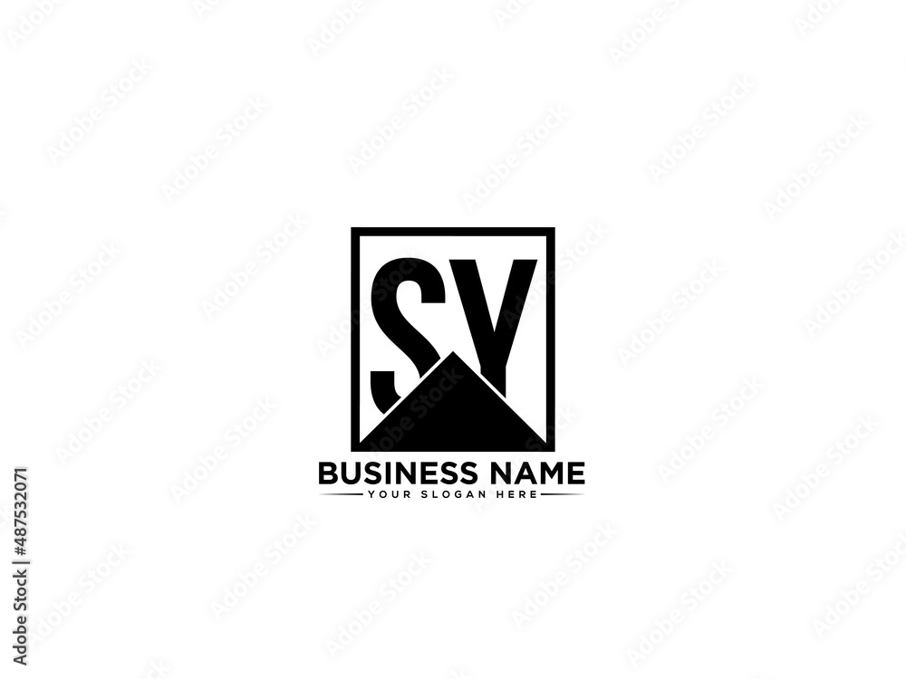 Letter SY Logo Vector, Monogram Letter Sy s&y Logo icon design for your ...