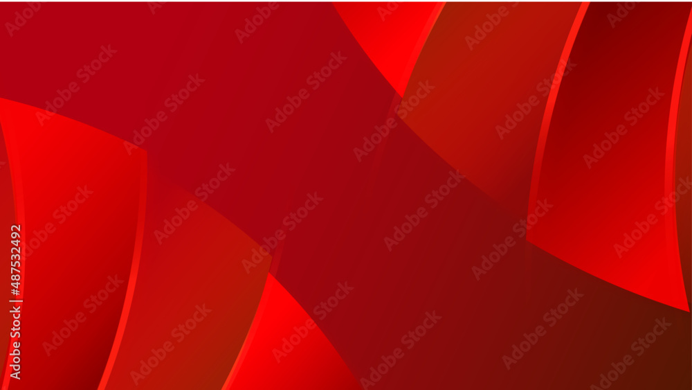 Modern red abstract banner background. Vector illustration design for ...