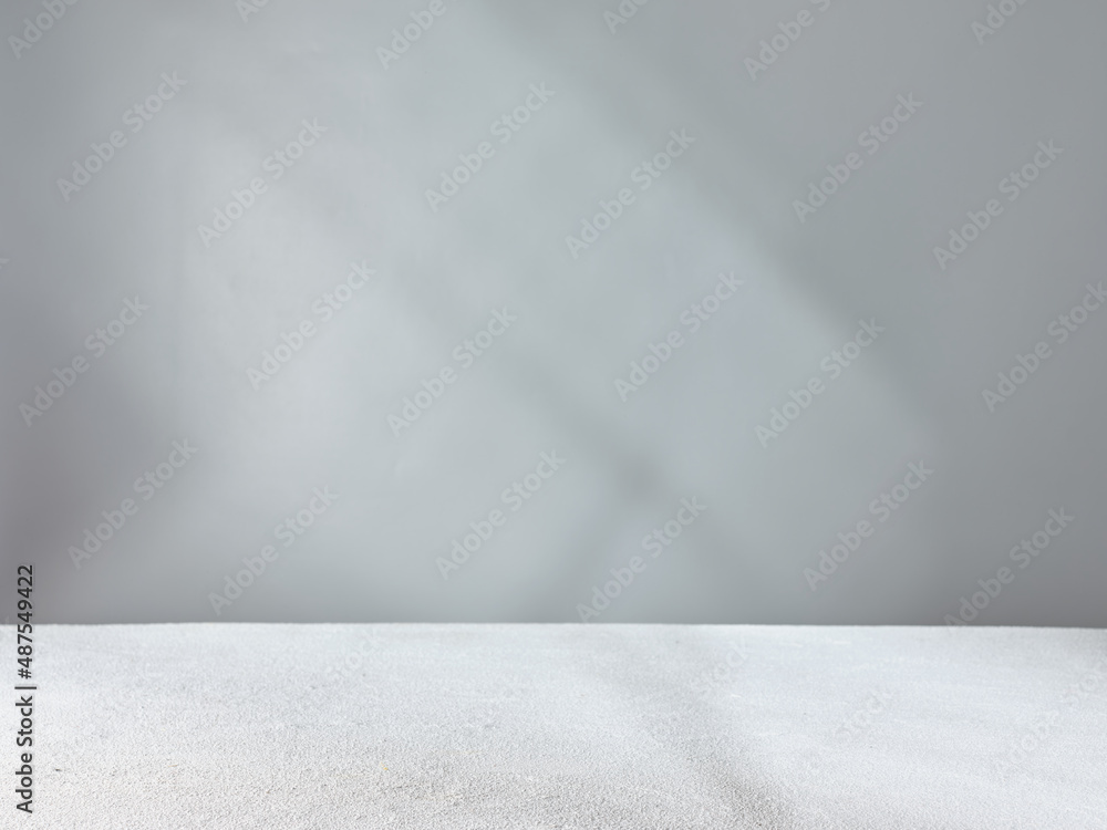 Gray background for product presentation with window light Stock Photo ...