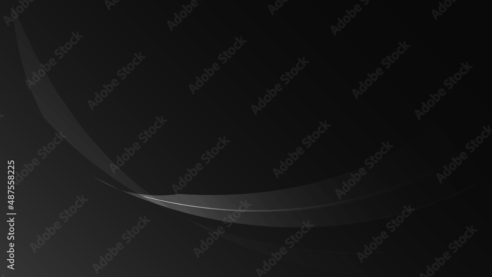Abstract Dynamic Black Background with Various Shape Design. Usable for ...