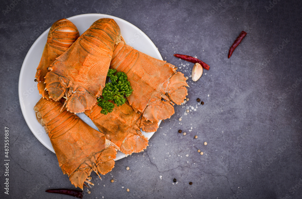 Slipper Lobster Cooked