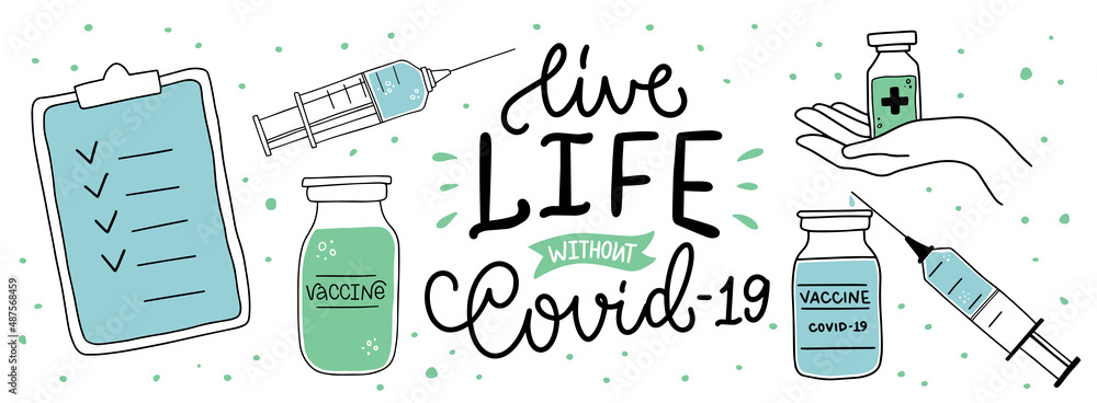 Vecteur Stock Vector set about immunization. Vaccine distribution for ...