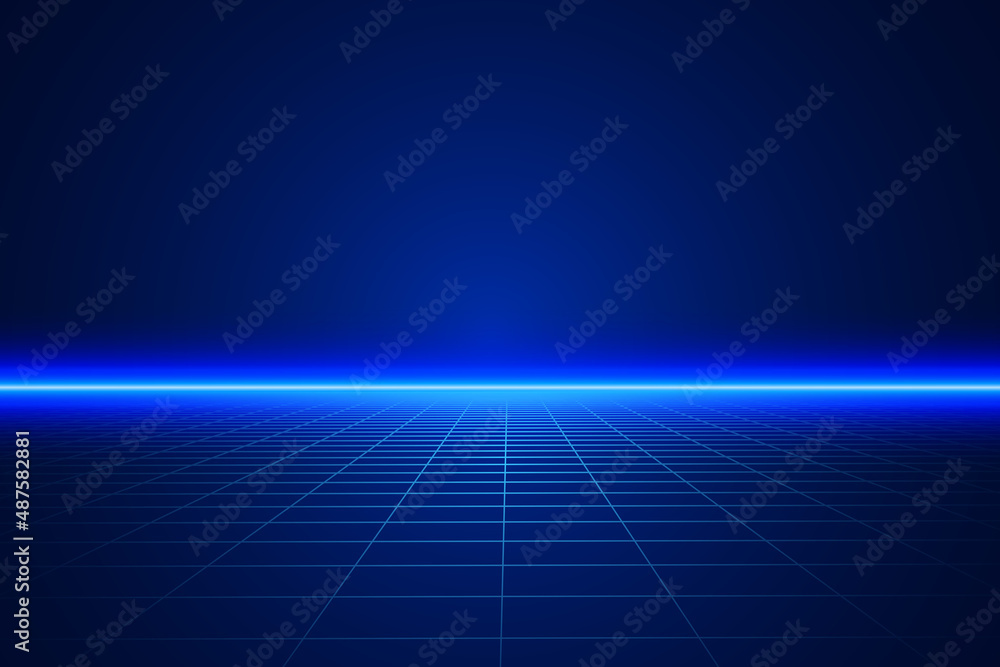 metaverse blue technology background template Stock Vector | Adobe Stock