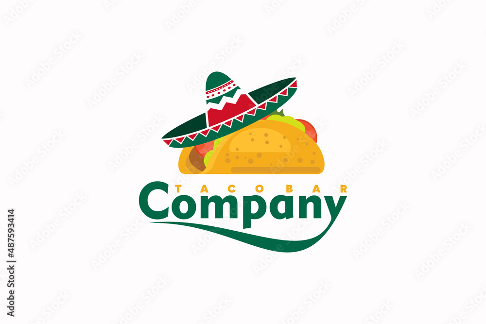 taco logo, shop logo, taco bar logo, reference logo for your business ...