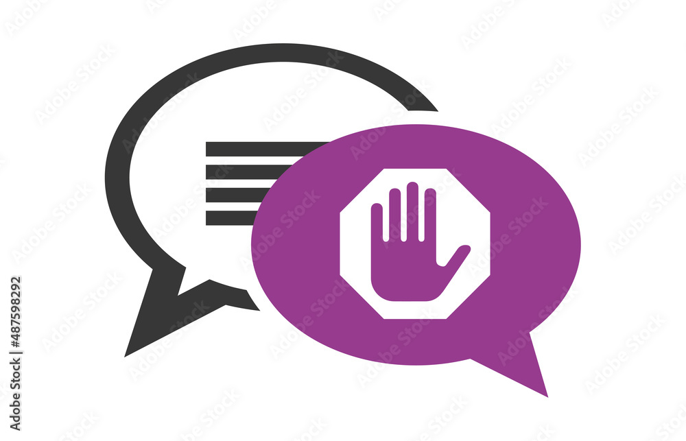 Logo interdit. Stock Vector | Adobe Stock