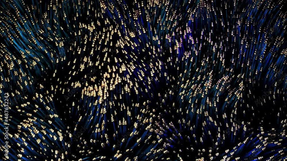 Vidéo Stock Blue and blue lines.Design.Thin lines in abstraction that ...