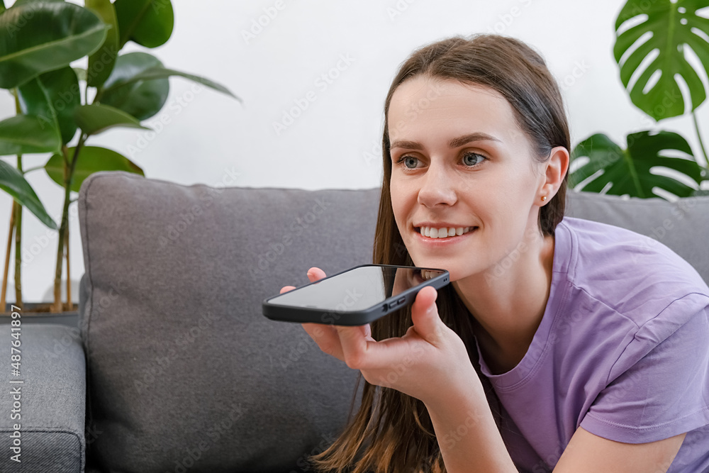 Usage of voice messaging, intelligent virtual assistant, modern ai tech ...