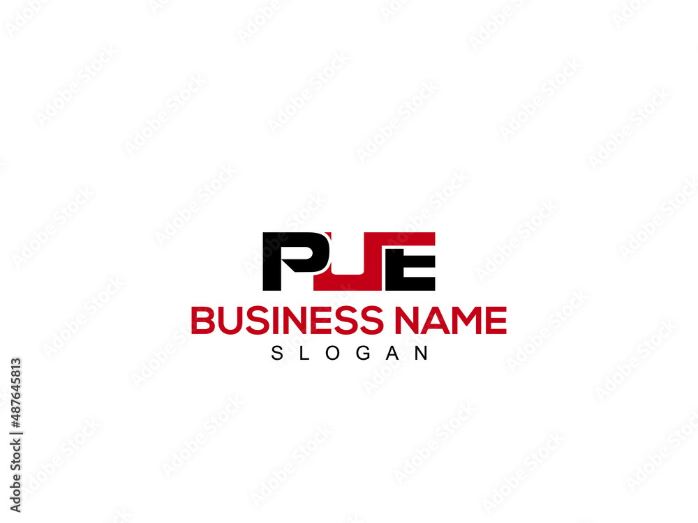 Initial PUE Logo Letter Vector Icon, Letter PU logo image design for ...