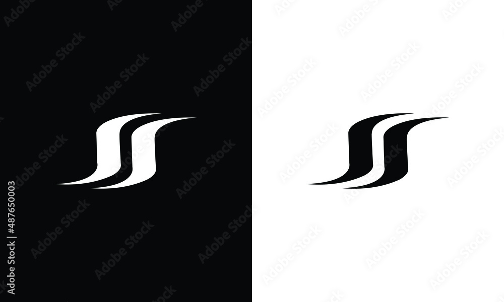 ss modern logo design, ss letter logotype Stock Vector | Adobe Stock