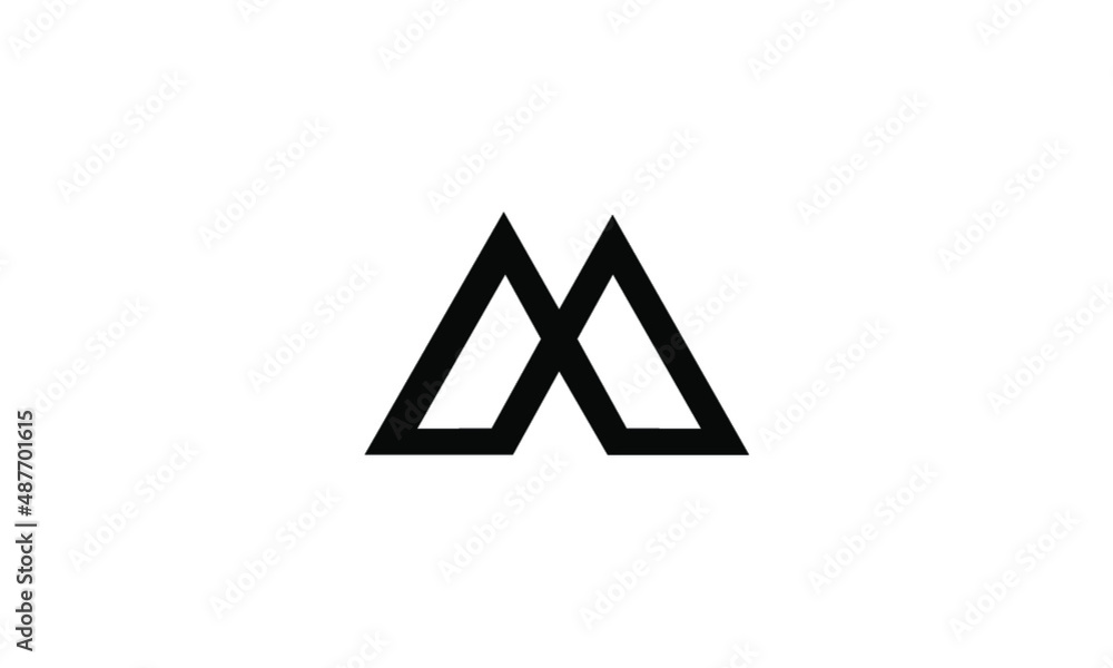 alphabet M logo Stock Vector | Adobe Stock