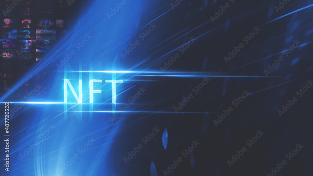 Collage signed with NFT token. Abstract NFT collage. EVERYDAYS: THE ...