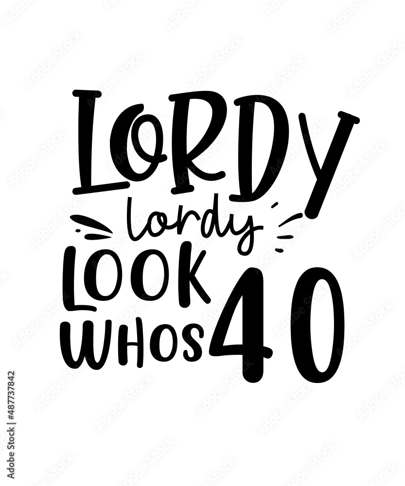 40th Birthday Crew Svg Cut File,Fourty Birthday Svg,40th Birthday Crew ...