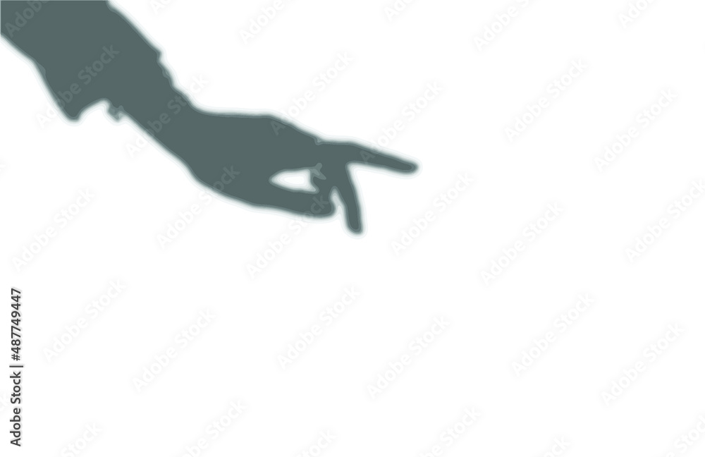 shadow overlay vector isolated on transparent background for ...