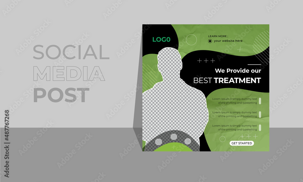 Modern Professional Creative Victor Unique Medical Social Media Post ...