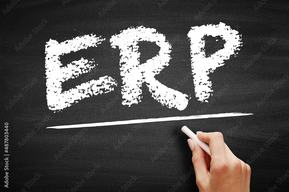 ERP Enterprise Resource Planning - integrated management of main ...