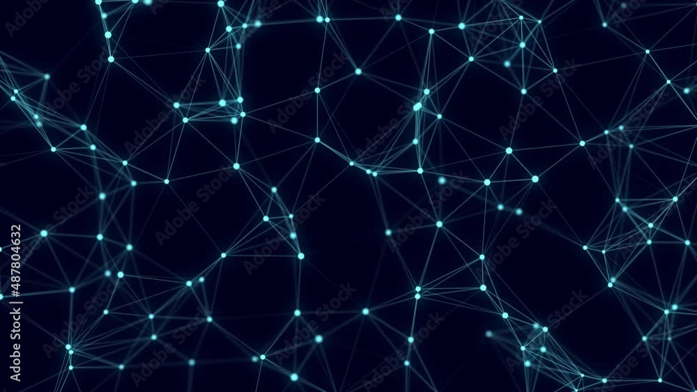 Cyber network connection structure. Technology connect big data ...