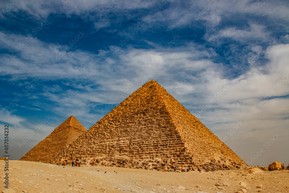 Ancient Pyramid of Mycerinus, Menkaura and the Pyramids of the Queens ...