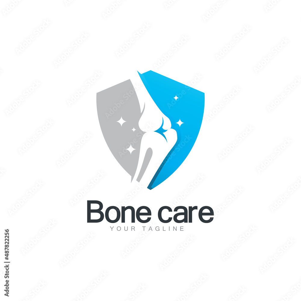 Bone care logo icon vector template Stock Vector | Adobe Stock