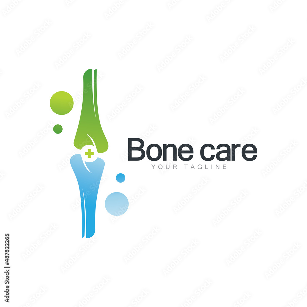Bone care logo icon vector template Stock Vector | Adobe Stock