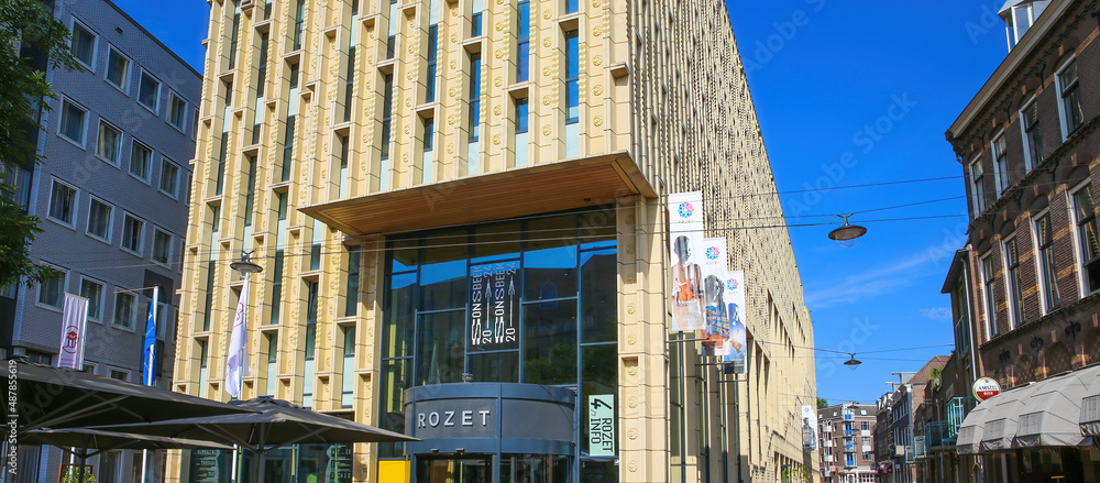 Arnhem (Rozet Centrum), Netherlands - July 9. 2021: View on entrance of ...