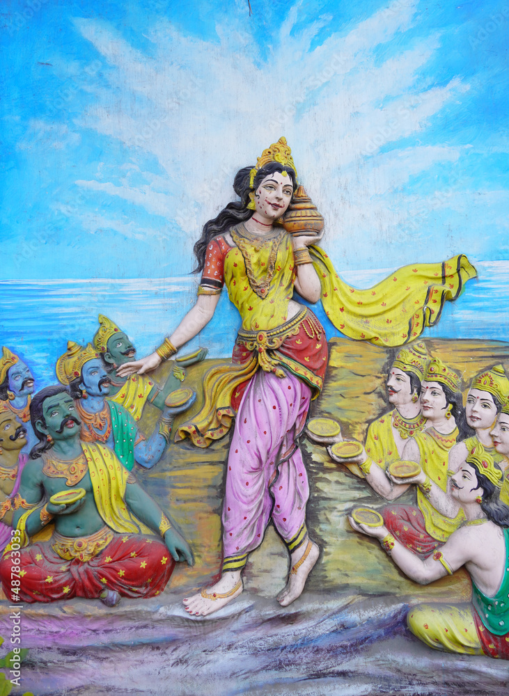 Statue of mohini Indian mythology Stock Photo | Adobe Stock