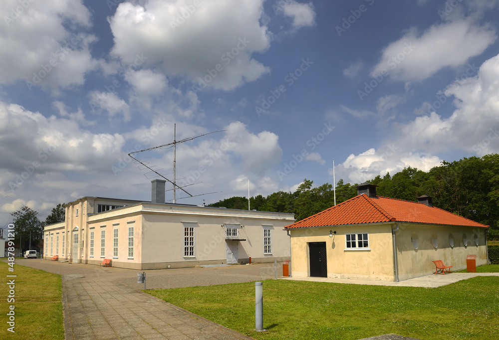 Buildings in Grimeton radio station for the longwave transatlantic ...