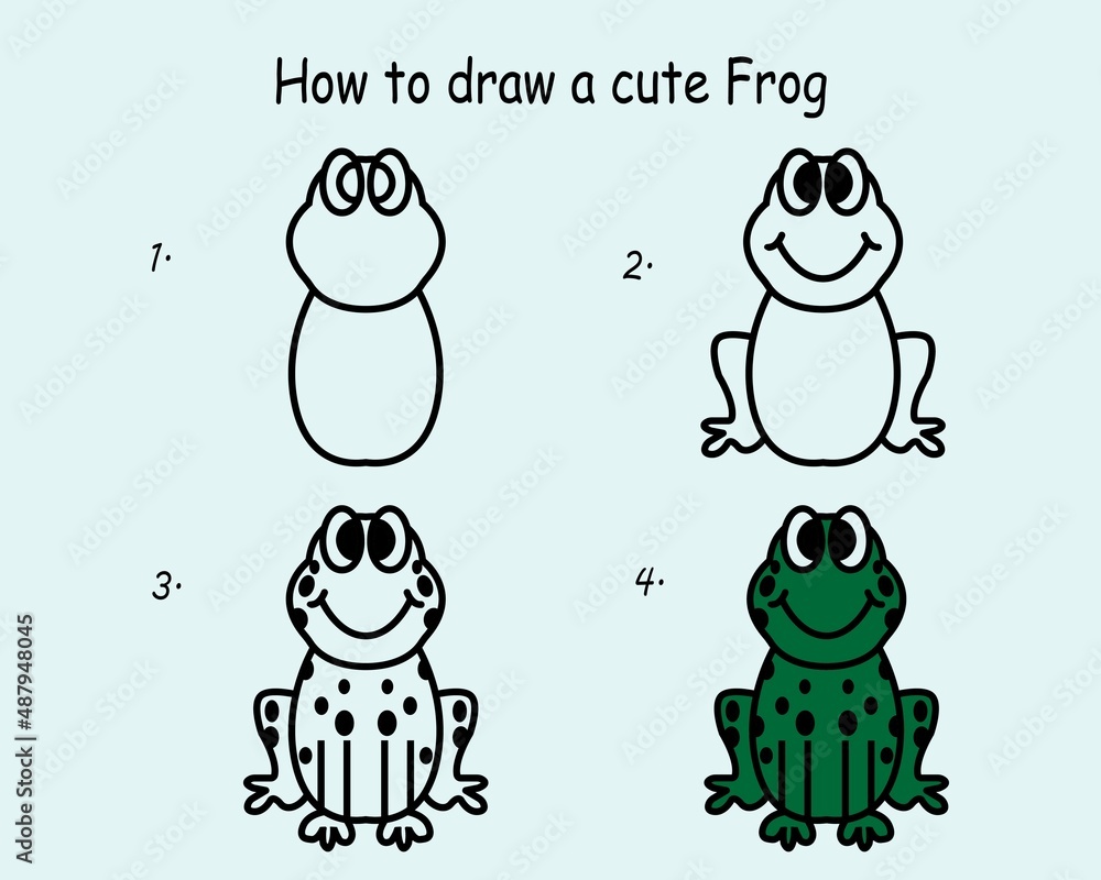 How To Draw A Toad Step By Step