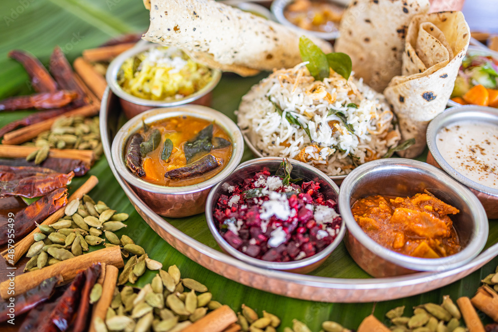 Typical Indian Lunch