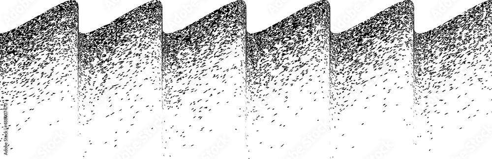 Sea waves. noise silhouettes . Sand texture. Gritty, grain effect ...