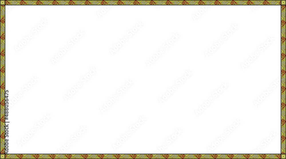 Aztec Border with transparent background Stock Vector | Adobe Stock