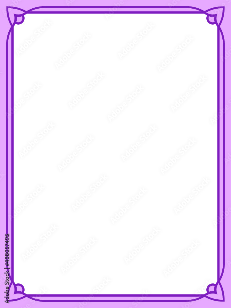 Simple Pink Border Design
