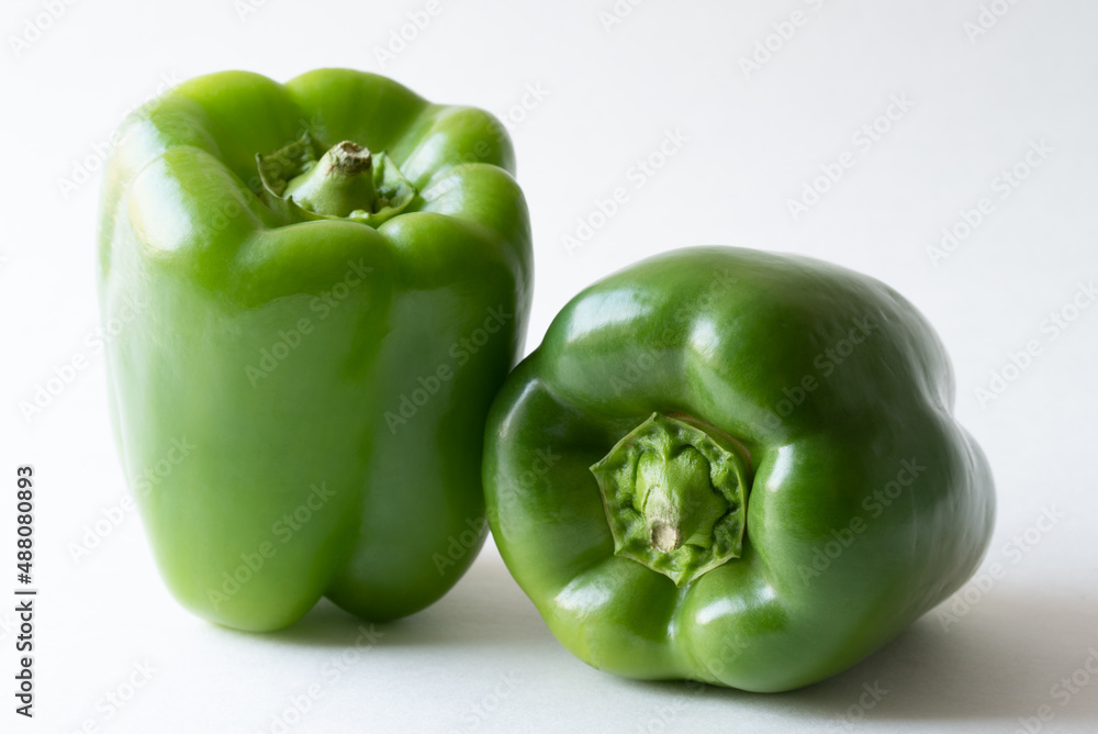Green Bell Peppers Stock Photo | Adobe Stock