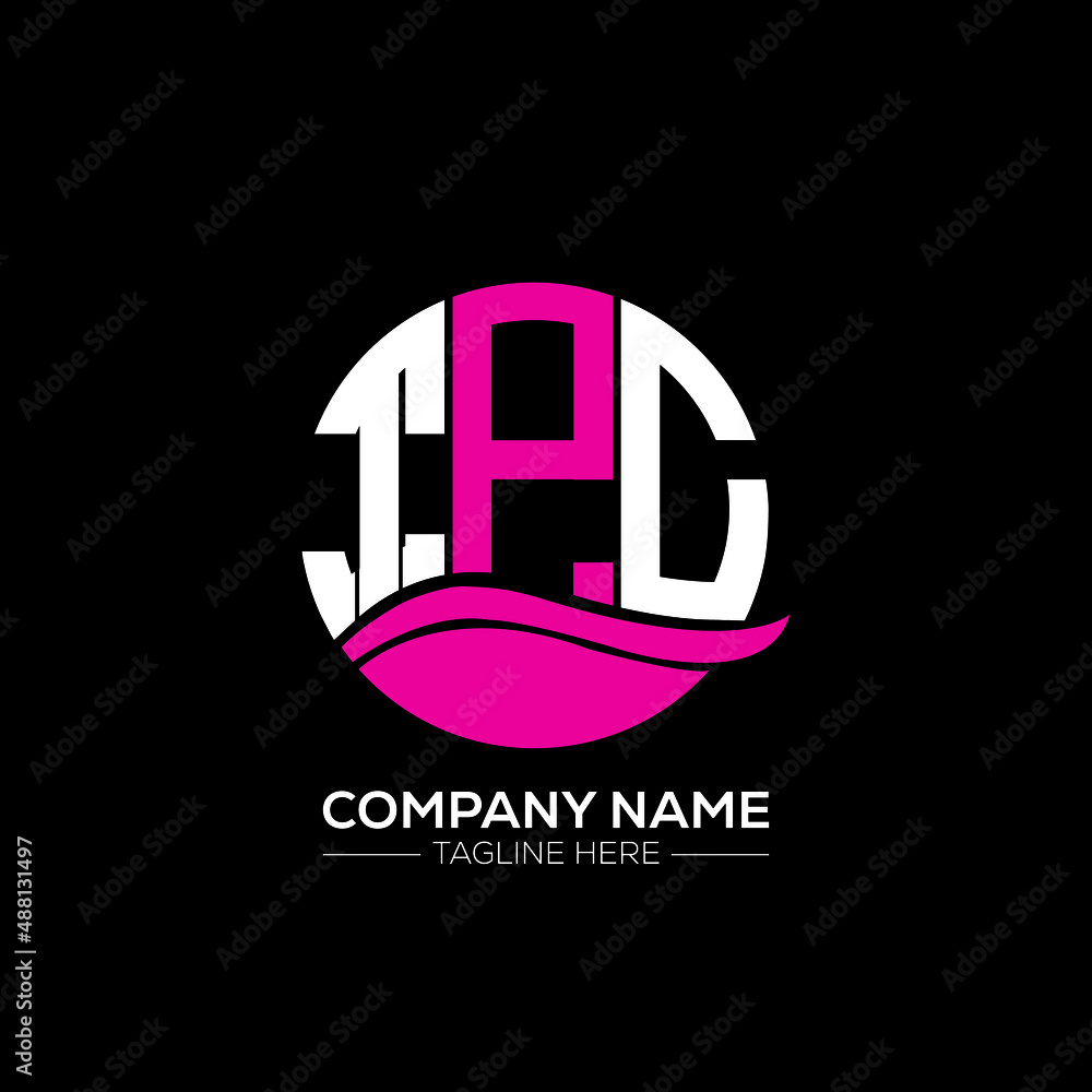 Vecteur Stock TPC logo monogram isolated on circle element design ...