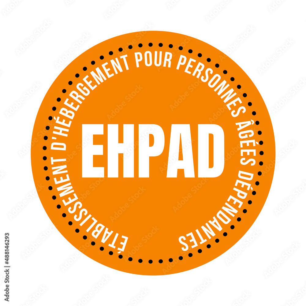 Symbole EHPAD établissement d'hébergement pour personnes âgées ...