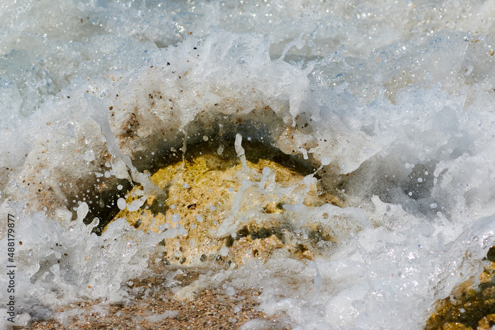 texture for desktop and screen saver, snow-white breezes of water in ...