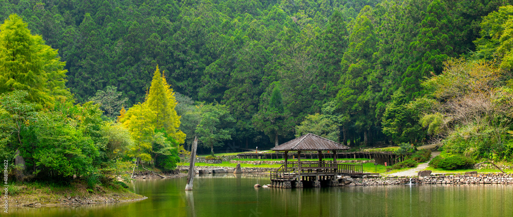 Taiwan, Yilan County, forest, mountain lake, Mingchi, famous, tourist ...