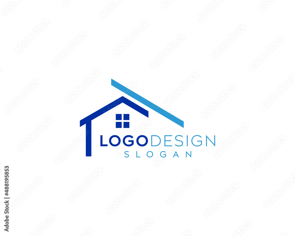 Abstract home icon, house icon, home icon vector logo design Stock ...