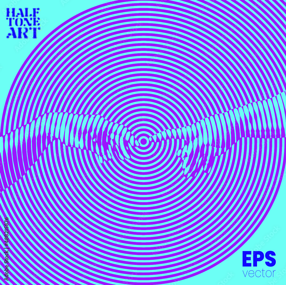 Halftone Art. Vector illustration of hands reaching out for touch in ...