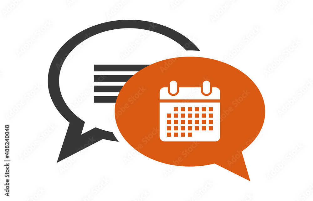 Logo calendrier. Stock Vector | Adobe Stock