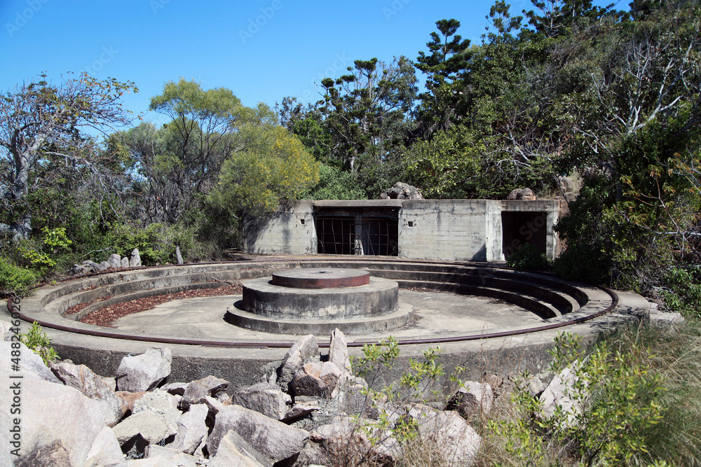 world war two military defence, coastal gun battery, military bunker ...