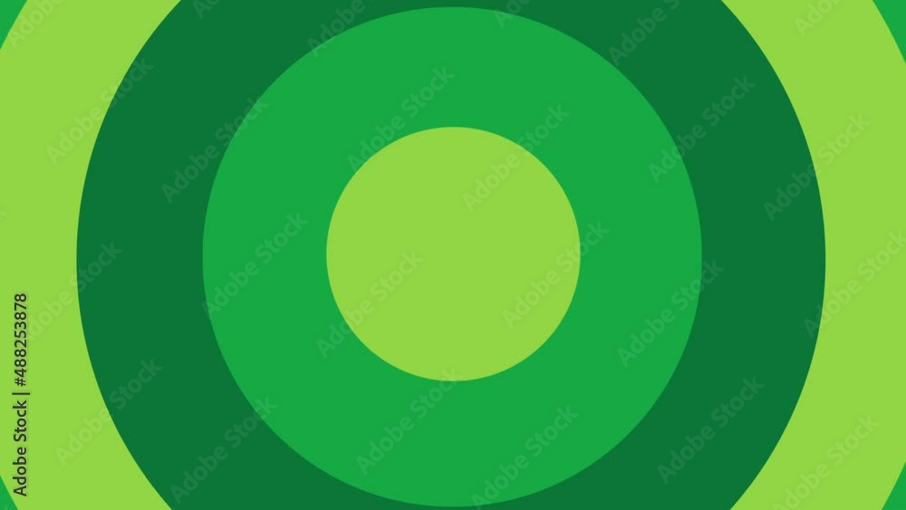seamlessly looping green circle background animation.St Patrick's Day ...