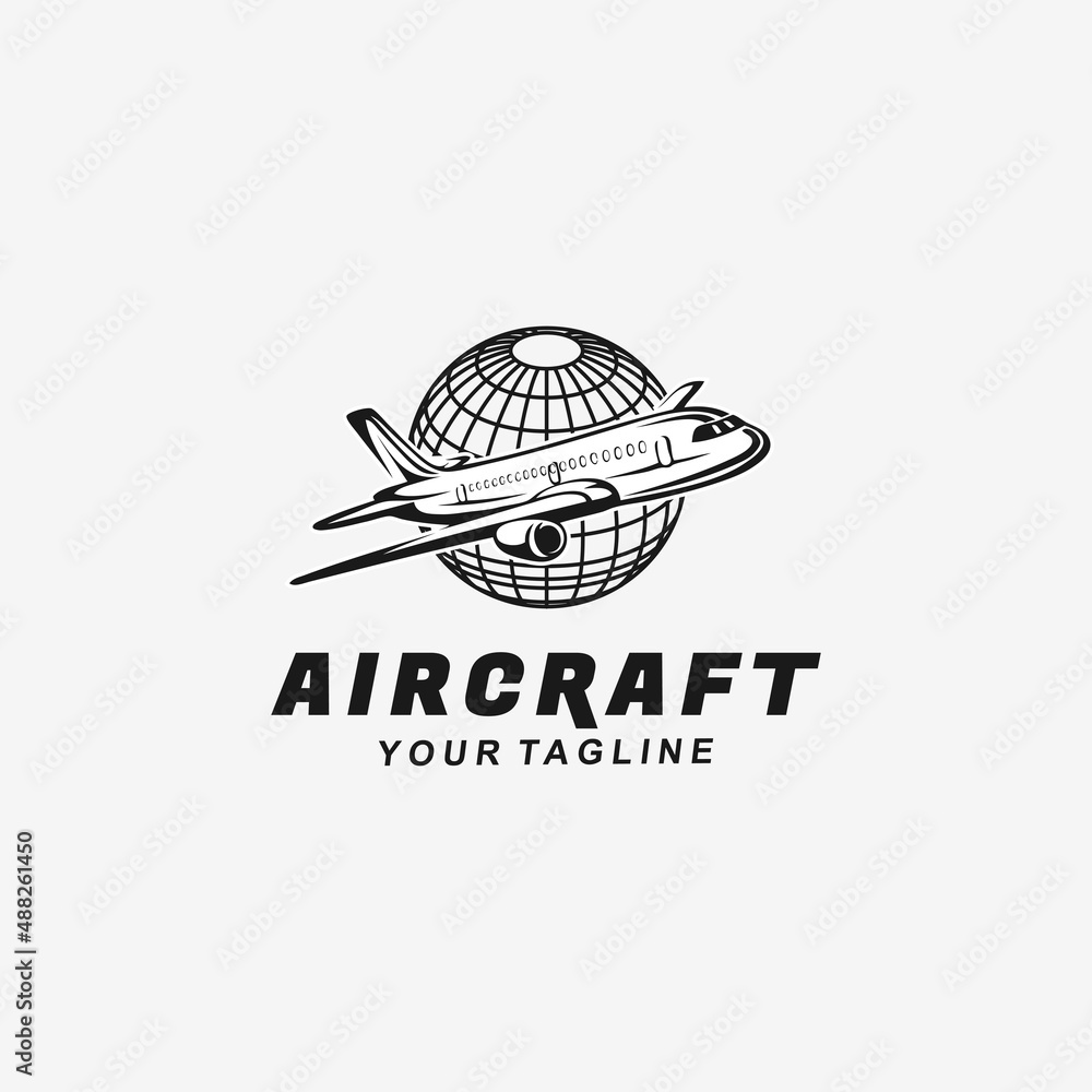 AirPlane Vector Logo Design Template Idea / Air Plane Vector Logo ...