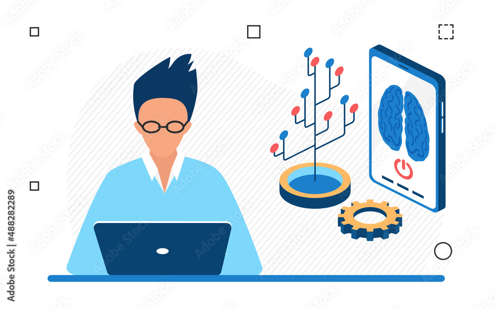 Smart data center centralized large amount of information. Collecting ...