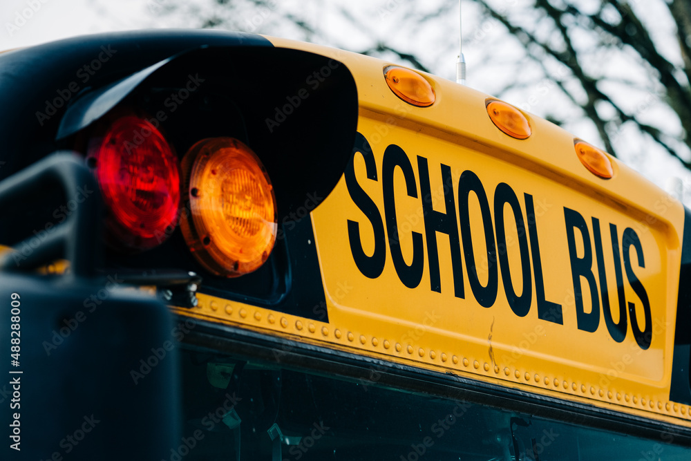 School Bus lights Stock Photo | Adobe Stock