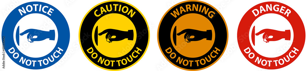 Danger Do Not Touch Wallpaper