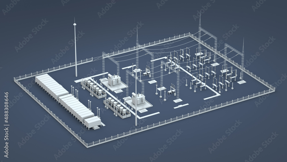 Electrical Substation Layout