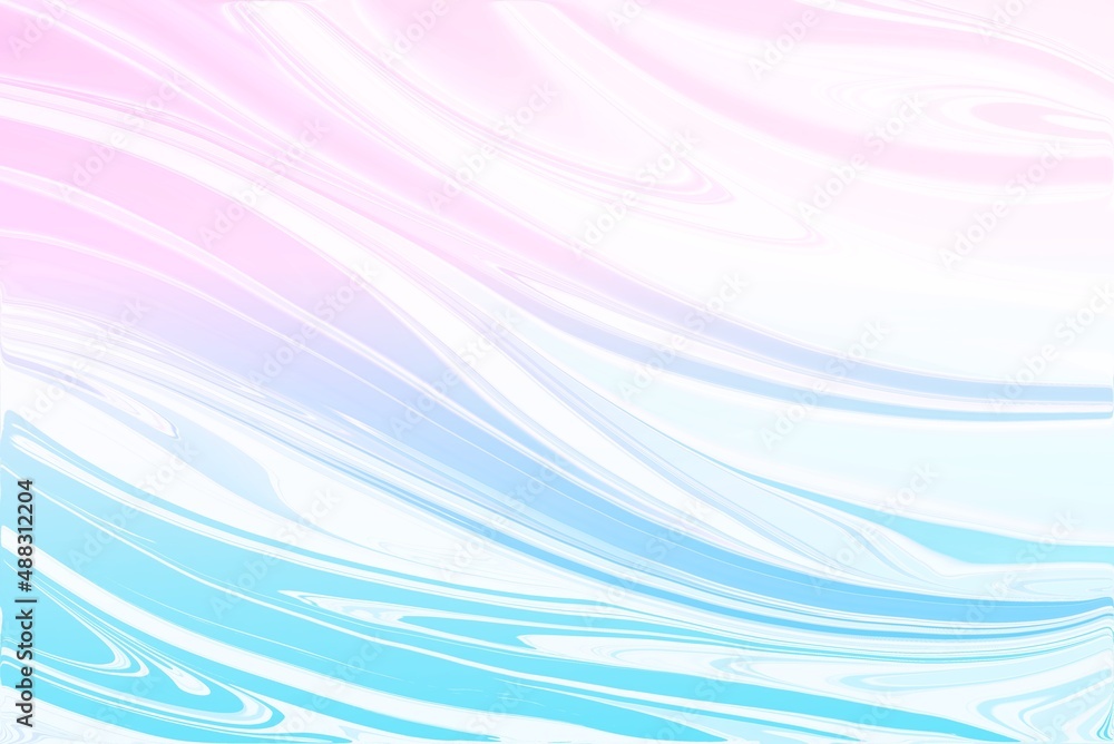 ピンクとブルーのマーブル模様 テクスチャ 背景 流れ パステルカラー Stock Illustration Adobe Stock
